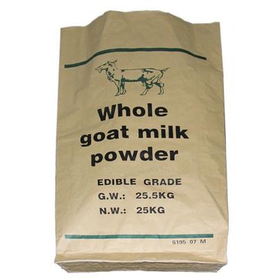 China Full Cream Goat Milk Powder 25kg Wet Method High Protein 24% for Food Industry for sale
