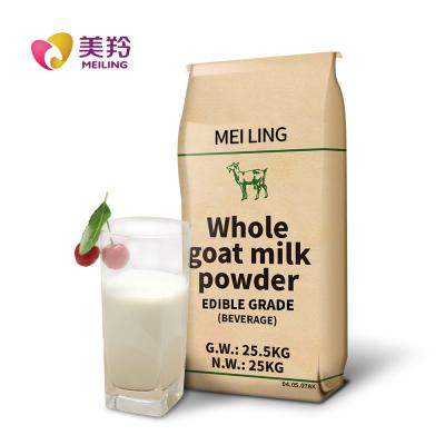 China Bakery Ingredient 25kg Full Fat Cream Goat Milk Powder for sale