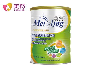 China Sugar Free Goat Milk Powder for Elderly 800g High Calcium Instant Formula for sale