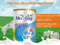 China Full Cream Lactic Acid Pure Goat Milk Powder for Adults 400g HACCP for sale