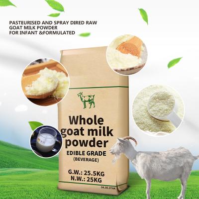 China Bulk Whole Goat Milk Powder 25kg 100% Natural Creamy Easy Digest Sterilized for sale
