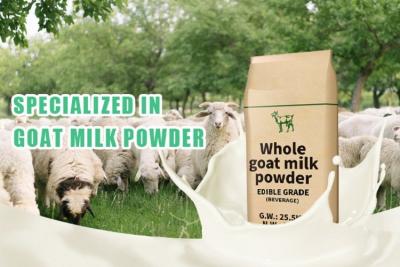 China Full Cream Sterilized Goat Milk Powder 25kg for Bakery Ice Cream for sale