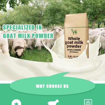 China A2 A2 Protein Dry Sterilized Goat Milk Powder For Formula Ingredient for sale