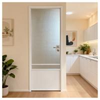 China French Vintage Dopamine Bathroom Door Magnesium Aluminum Alloy Bathroom Toilet Swing Door Kitchen Balcony Partition Door for sale