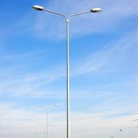 China Double Arms Q345 Hot Dip Galvanized Street Light Pole for sale