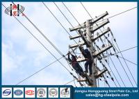 China Electric GR65 Steel Tubular Pole For Electrical Power Transformer for sale