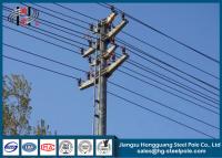 China 500kg Design Load 30ft 8 Sieds Hot Dip Galvanized Steel Pole Customized for sale
