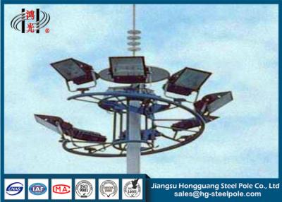 China CE Approved Conical 500W Square Road Light Pole EN 40 / BS 5649 for sale