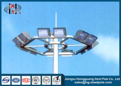 China Hot Roll Steel Polygonal Highway Lighting Pole Weather Resistance for sale