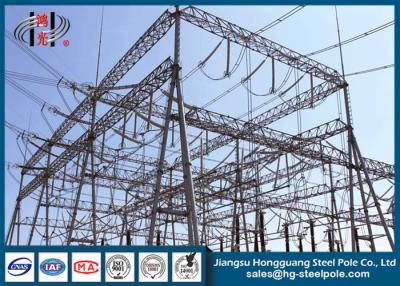 China 750KV Electric Substation Steel Structures 16m Once Forming Without Joint for sale