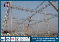 China Hot Dip Galvanized / Painting Substation Steel Structures For Transmission Line Project for sale