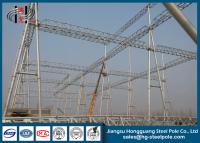 China 230KV Electrical Power Substation Steel Structures With Hot Dip Galvanization for sale
