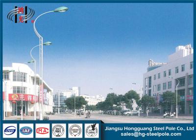 China Q345 , Q420 Steel Highway Light Pole 250w 10m Height 3.5mm Thickness for sale