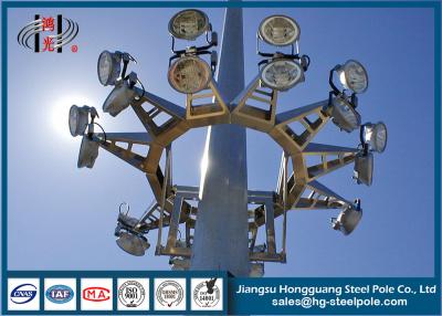 China Shockproof Commercial Light Posts With Insert Mode , Flange Mode for sale