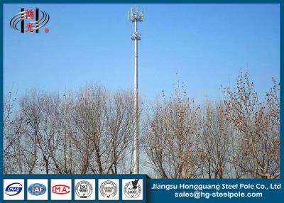 China Octagonal Steel Tubular Pole Galvanised Steel For Electrical Power Transmission Line for sale