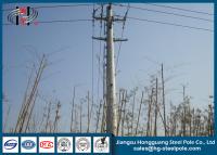 China Hot Dip Galvanized Pompous Steel Tubular Pole 800daN for Transmission Line Project for sale