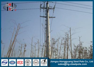 China Hot Dip Galvanized Pompous Steel Tubular Pole 800daN for Transmission Line Project for sale