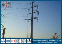 China 110KV Steel Tubular Pole , Double Circuit Transmission Line Electric Poles for sale