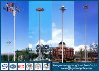 China Octagonal Hot dip Galvanized Steel High Mast Poles for Lighting for sale