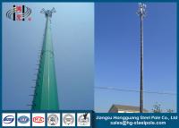 China Q345 Overlap Type Telecomminication Towers Anti - Corrosion With Platform for sale