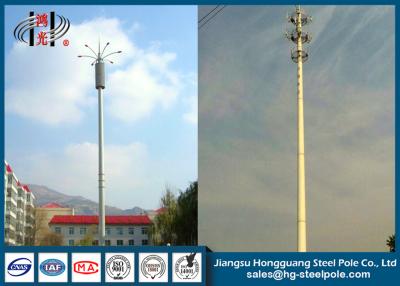 China Octagonal Steel Utility Poles For Telecommunication System Q235 3-12mm for sale