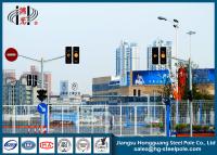 China Anti Corrosion Round Traffic Light Poles for Roadway Intersection for sale
