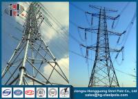 China 500KV Power Plant Substation Tubular Steel Structures Anti rust ISO / CNAS / IAF / CA for sale