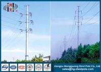 China 110KV Tubular Steel Transmission Poles Certificated High Strength for sale