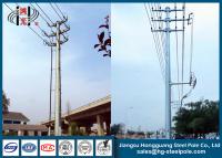 China Hot Dip Galvanized Tubular Electrical Power Pole Transmission Pole for sale