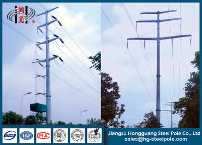 China 220KV Galvanized Polygonal Electrical Power Transmission Pole Climbing Ladders for sale