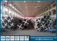 China 30m Q345 Steel Utility Poles Steel Power Poles For Electric Power Transmission And Distribution Line for sale