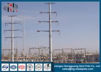 China Customized 110KV Polygonal Electric Utility Poles Multi-Circuit Angle Type for sale