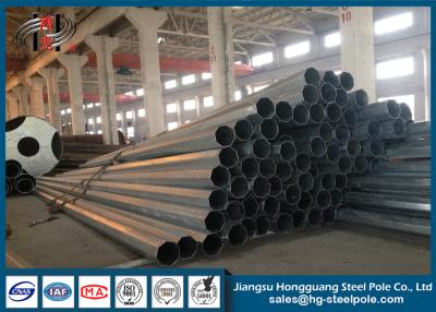 China Octagonal 40FT Polygonal Electrical Power Pole with/without Climbing Rung for sale