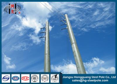 China Industrial Galvanised Round Steel Transmission Poles Explosion Proof for sale
