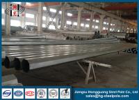 China 69KV 35FT HDG Octagonall Electric Power Pole Hot Roll Steel Q235 , Q345 for sale