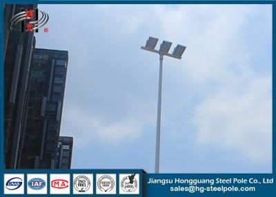 China Commercial Area Lighting Flood Light Poles 20m 600W Anti Corrosion for sale