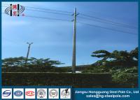 China Philippines Direct Burial Steel Tubular Pole with Flange connection for sale