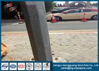 China Anti - Rust Metal Steel Tubular Pole Electric Power Pole With 235 Mpa Yield Strength for sale