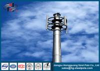 China Insert Connection Round Conial Galvanized Telecommunication Towers for Broadcasting for sale