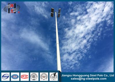 China 26M Zinc-coated Steel Polygonal High Mast Flood Lighting Poles with Powder Coated for sale