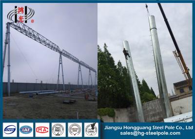 China Anti - Corrosive Electrical Power Transformer Substation Q235 Steel Structure for sale