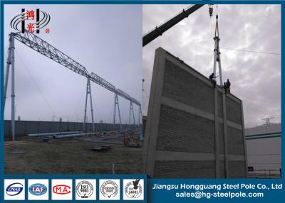 China 230KV Galvanized Tublar Substation Steel Structures for Power Transformer for sale