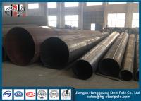 China ASTM S123 Three Circuit Polygonal Electrical Power Pole , Yield Strength 235 Mpa for sale