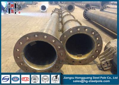China 14m 800 Dan Electrical Transmission Power Pole Replacement Hot Dip Galvanization Q345 for sale