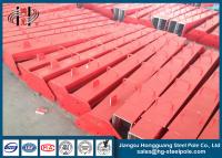China Q235 / Q345 Round / Polygonal Power Transmission Poles With AWS D 1.1 Standard for sale