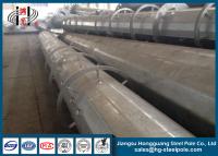 China 400 Kg Loading Octagonal Q345 Galvanized Electrical Steel Poles 30FT - 50FT for sale
