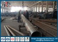China Tubular Electrical Power Transmission Pole 19m Yeild Stress 235Mpa for sale