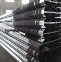 China 20M 30M Steel Tubular Swaged Pole Garden High Mast Lighting Pole for sale