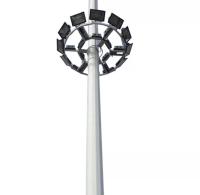 China 8 9 Mtr Steel Tubular Pole Polygonal Galvanised Street Light Pole for sale