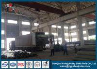 China Conical Electrical Steel Utility Poles For 35KV Transmission Line Project for sale